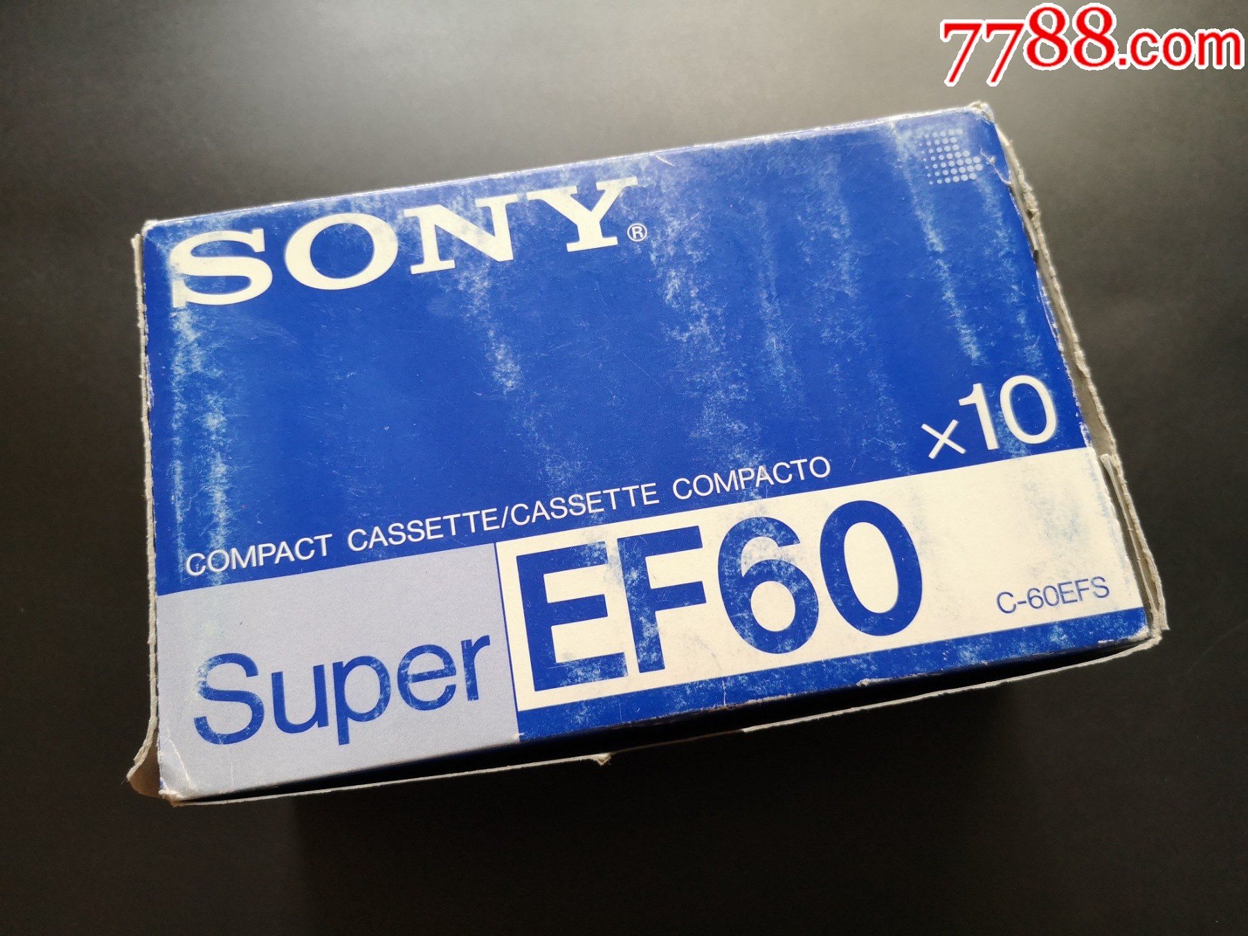 【磁带】SONY-EF60空白磁带10盒装（未拆封，请看描述）__【7788收藏__收藏热线】