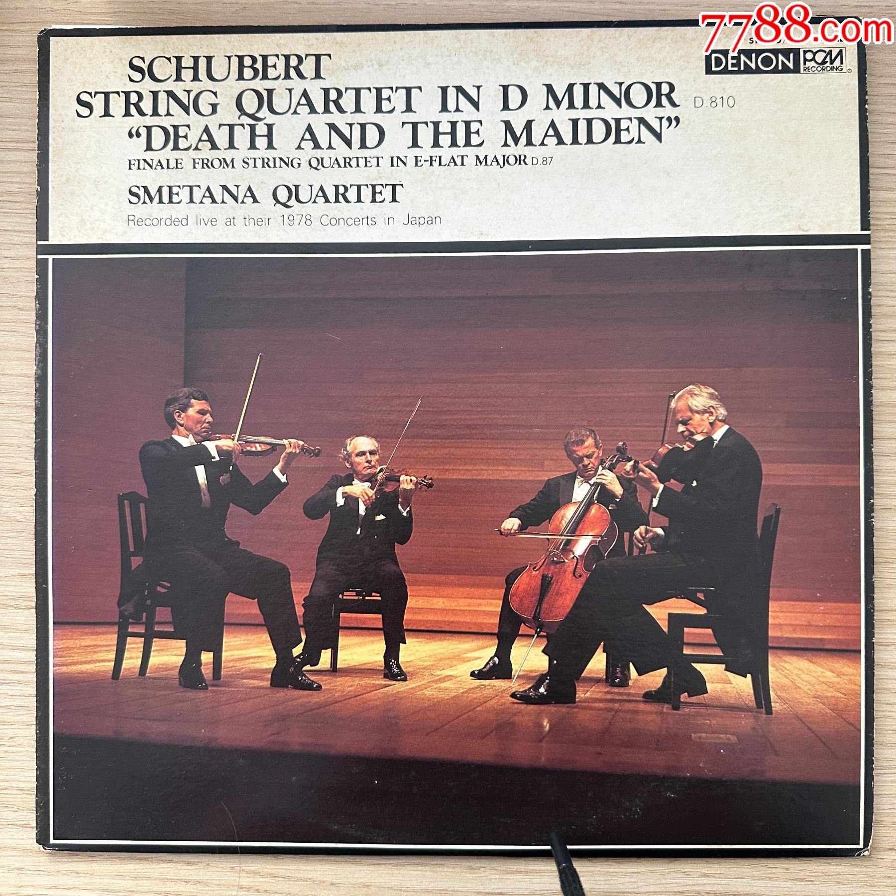 天龙盘-舒伯特-弦乐四重奏-斯美塔纳四重奏团-12寸黑胶LP-A94外壳破裂-价格:30元-au40049264-外语唱片/胶片 -加价-7788收藏__收藏热线