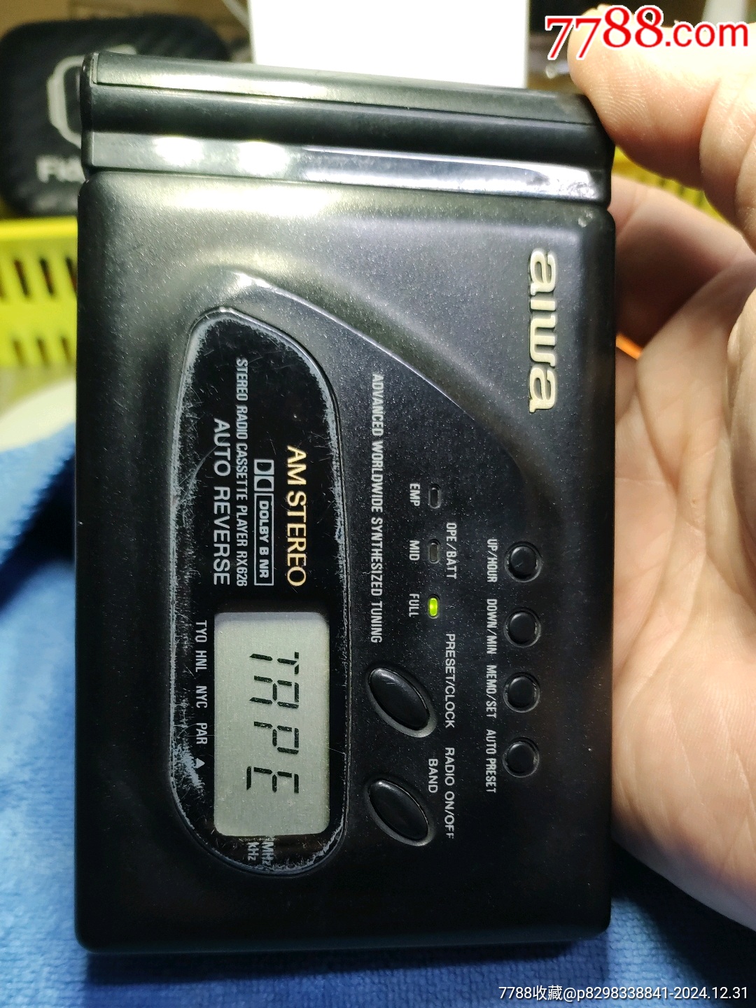 AIWA/爱华HS-RX626+电池盒_随身听/mp3_随身听拍卖小店【7788收藏__收藏热线】