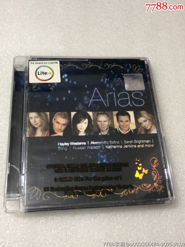 Arias/3CD-价格:50元-au40079209-音乐CD -加价-7788收藏__收藏热线