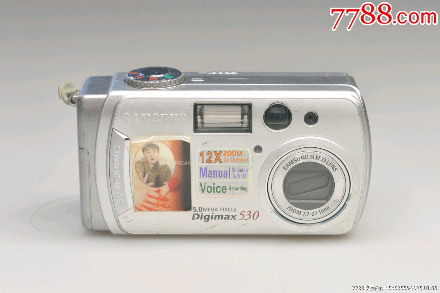 三星银色卡片机数码相机小型微单网红CCD相机卡片__【7788收藏__收藏热线】