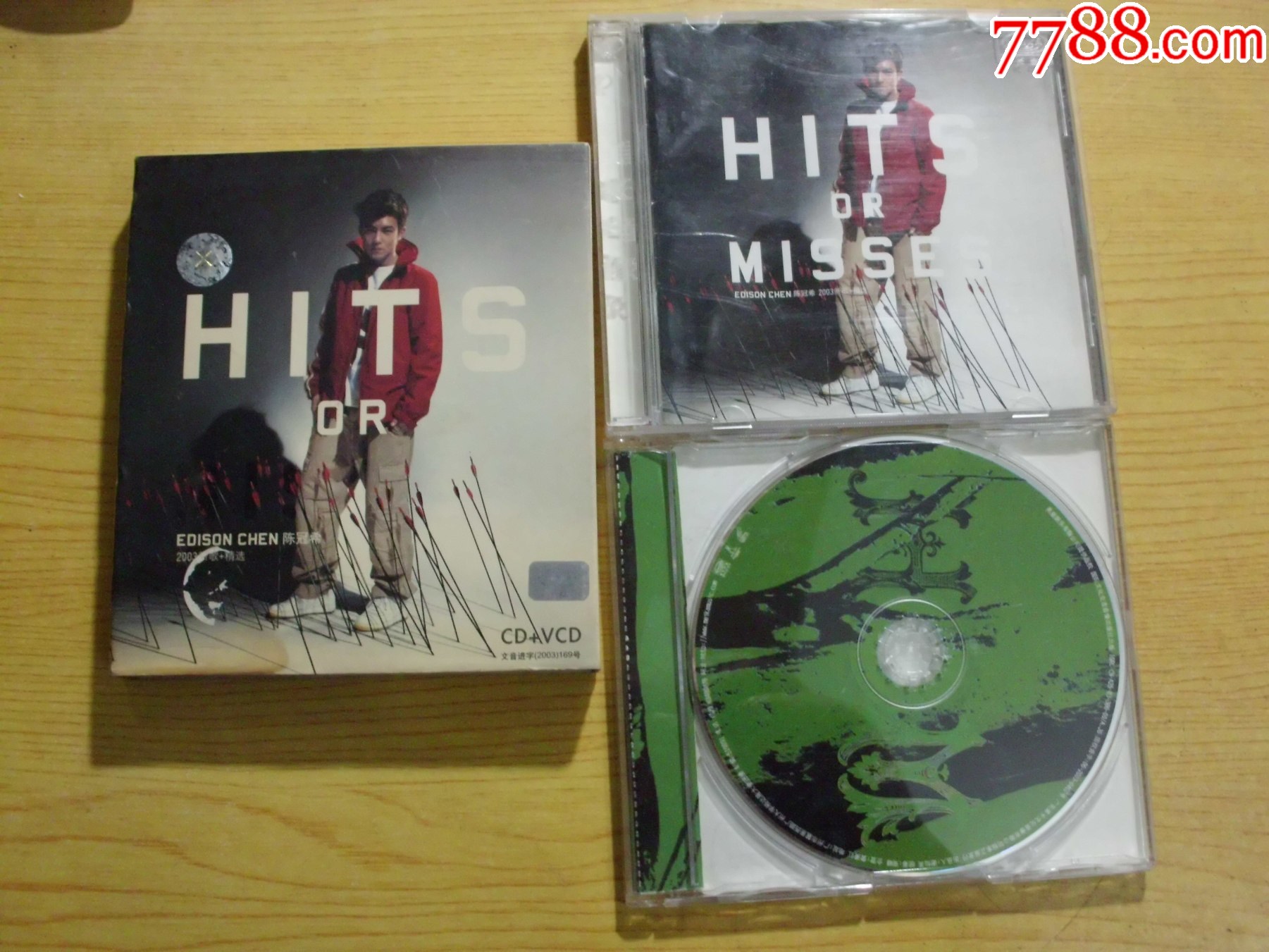 陈冠希：2003新歌+精选（CD+VCD）__【7788收藏__收藏热线】