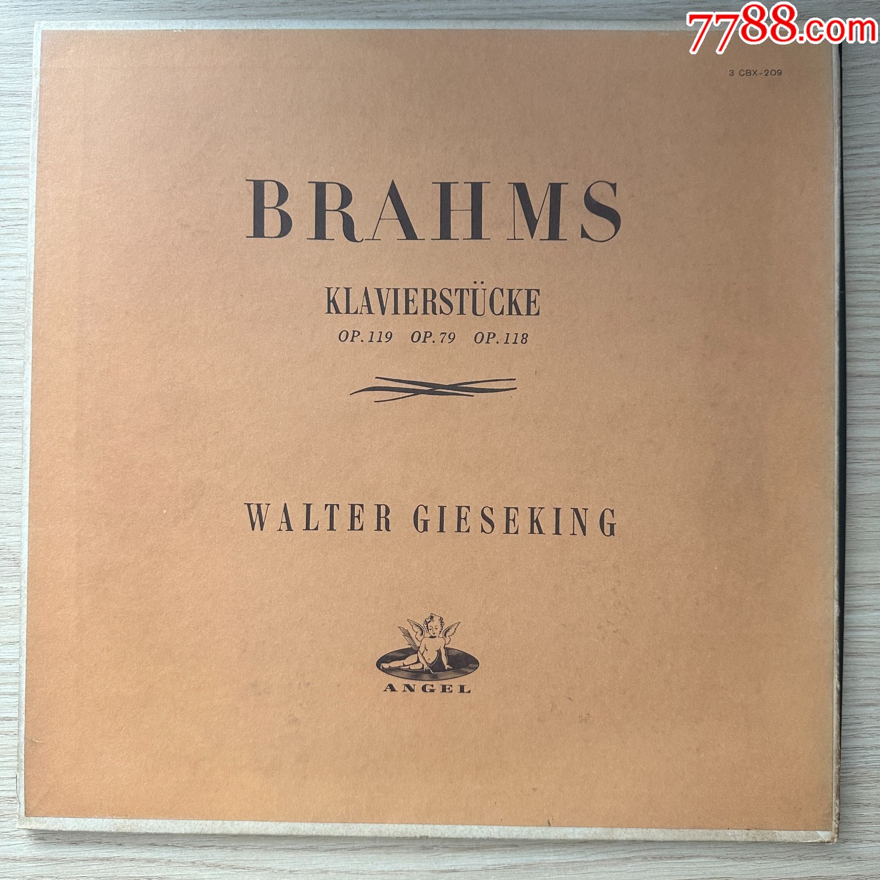 勃拉姆斯-钢琴作品-吉泽金演奏-12寸黑胶LP-A43__【7788收藏__收藏热线】
