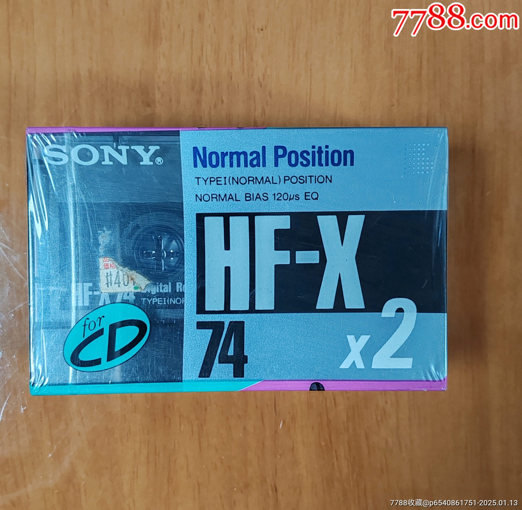 未拆封索尼磁带2盒一个包装，HF一X74-价格:106元-au40175165-磁带/卡带 -加价-7788收藏__收藏热线