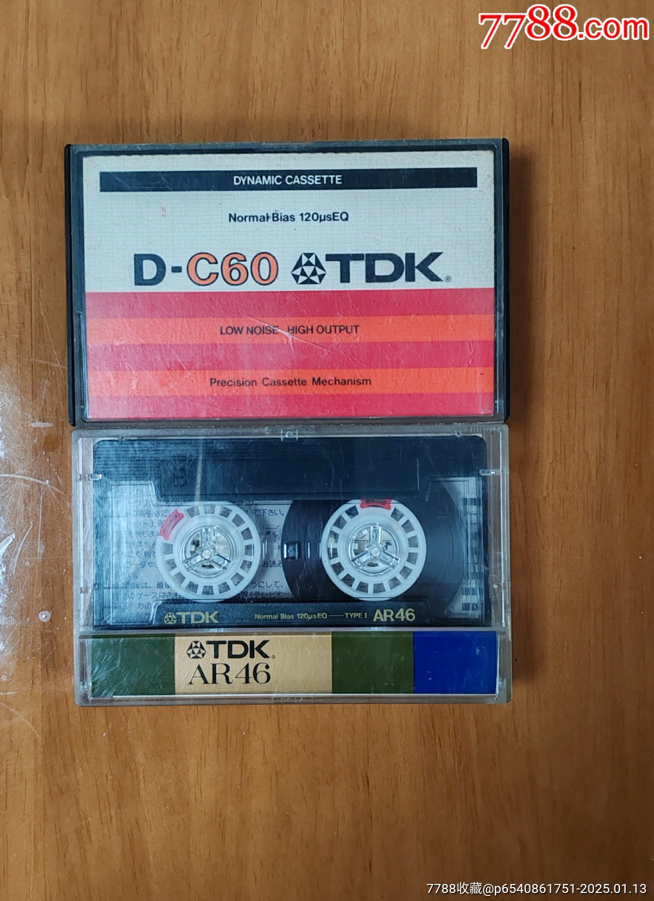 TDK磁带2盒，D一C60，AR46。_磁带/卡带_晓起纸堂【7788收藏__收藏热线】