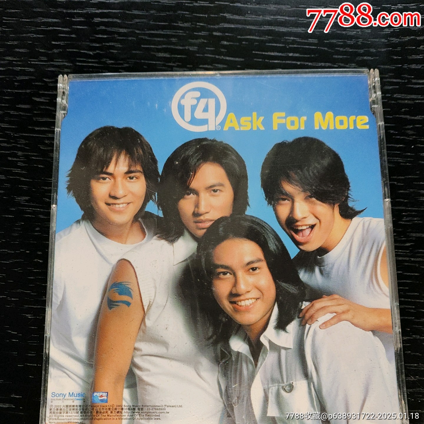 F4单曲askformore台版_音乐CD_珍藏物品的小店【7788收藏__收藏热线】