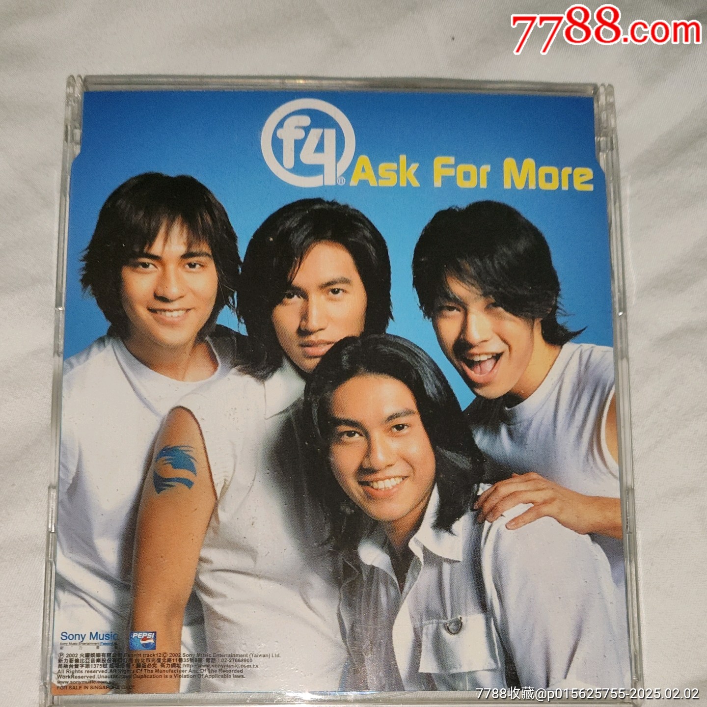 F4单曲askformore_音乐CD_珍藏物品的小店【7788收藏__收藏热线】