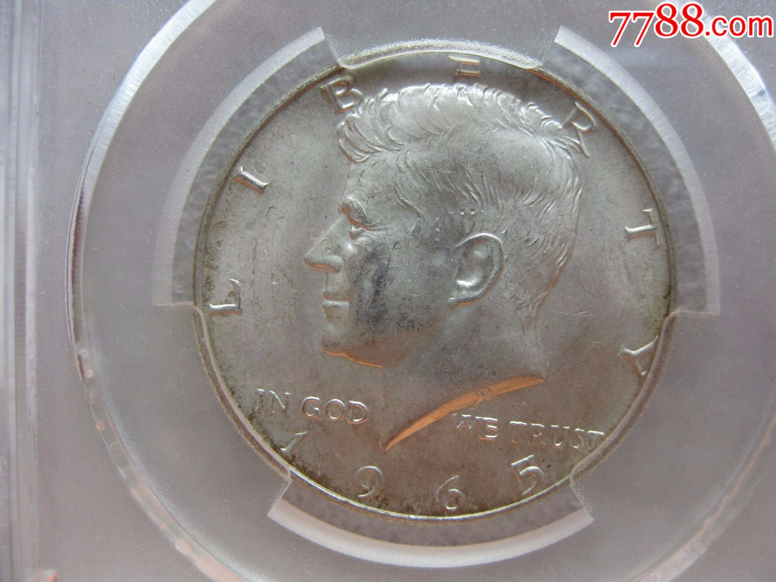 TCIS评级MS67分极美1965年美国肯尼迪银币一枚-价格:70元-au40280321-外国钱币 -加价-7788收藏__收藏热线