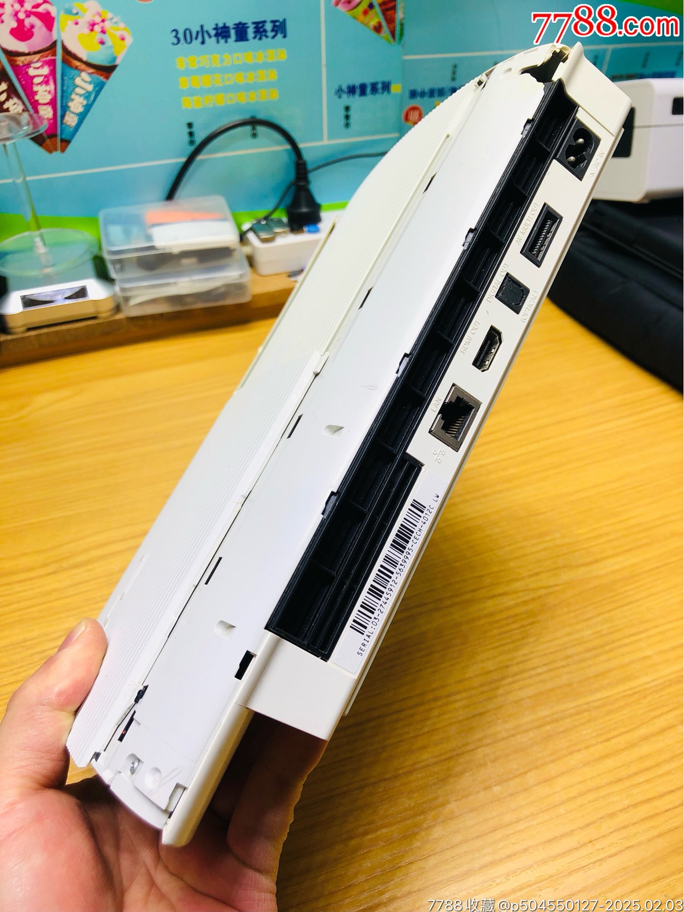 SONY索尼PS3《薄款》CECH-4012C游戏机主机（经典）配件机-价格:210.0000元-zc40281085-PSP/游戏机 -加价-7788收藏__收藏热线