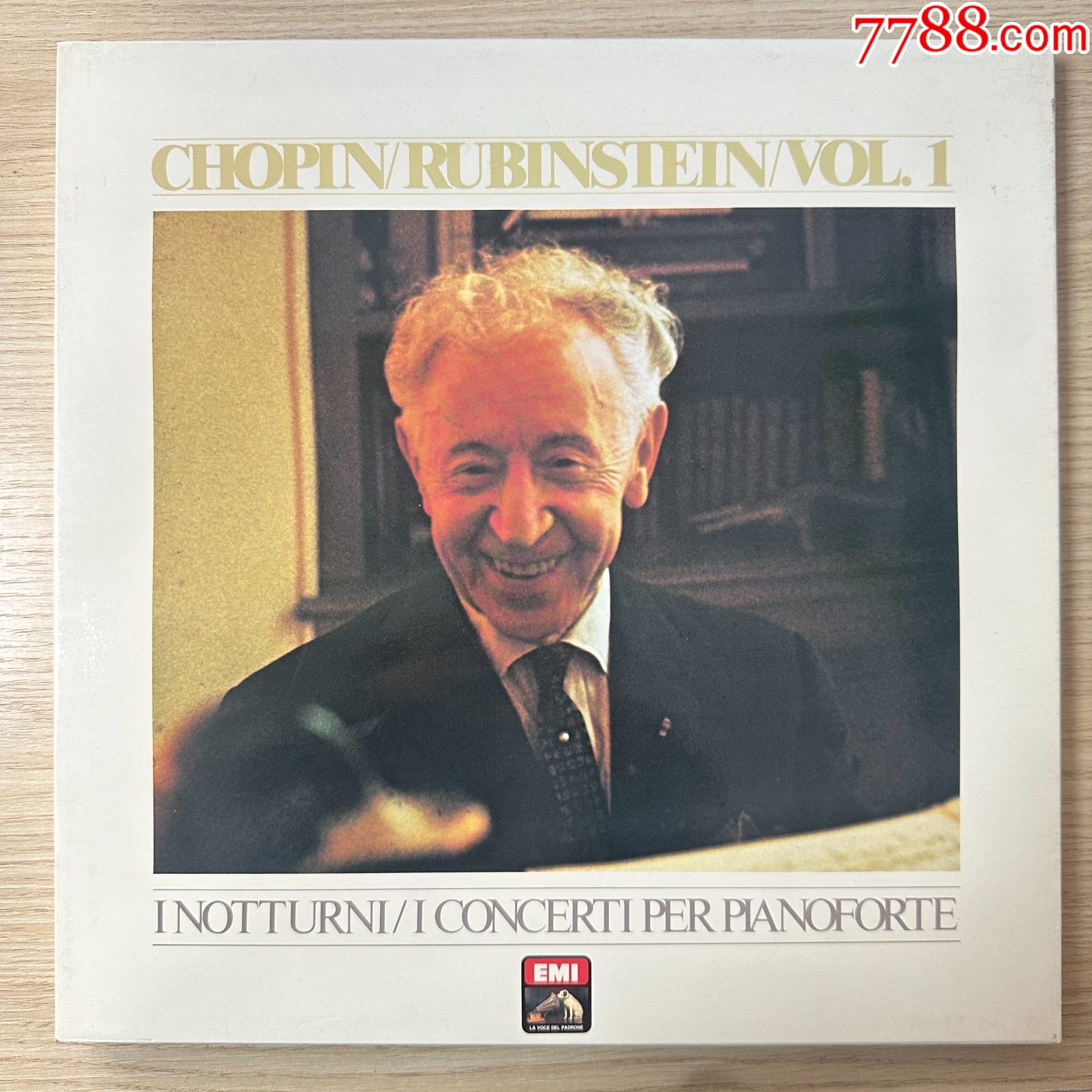 肖邦-夜曲/钢琴协奏曲-鲁宾斯坦-12寸黑胶3LP-A59_海外唱片/胶片_作品欣赏_收藏价值_7788字画网