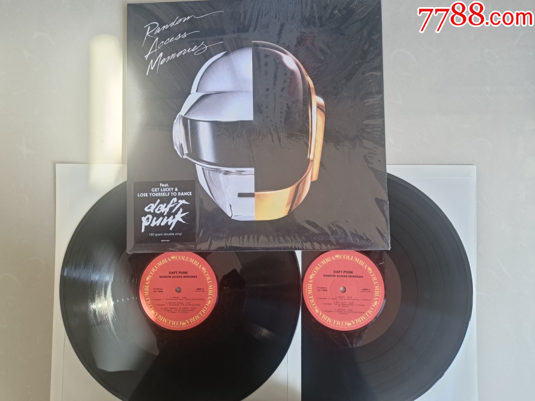 蠢朋克乐队DaftPunk黑胶唱片2LP_老唱片/胶片_图片价格_收藏价值_7788落地钟收藏