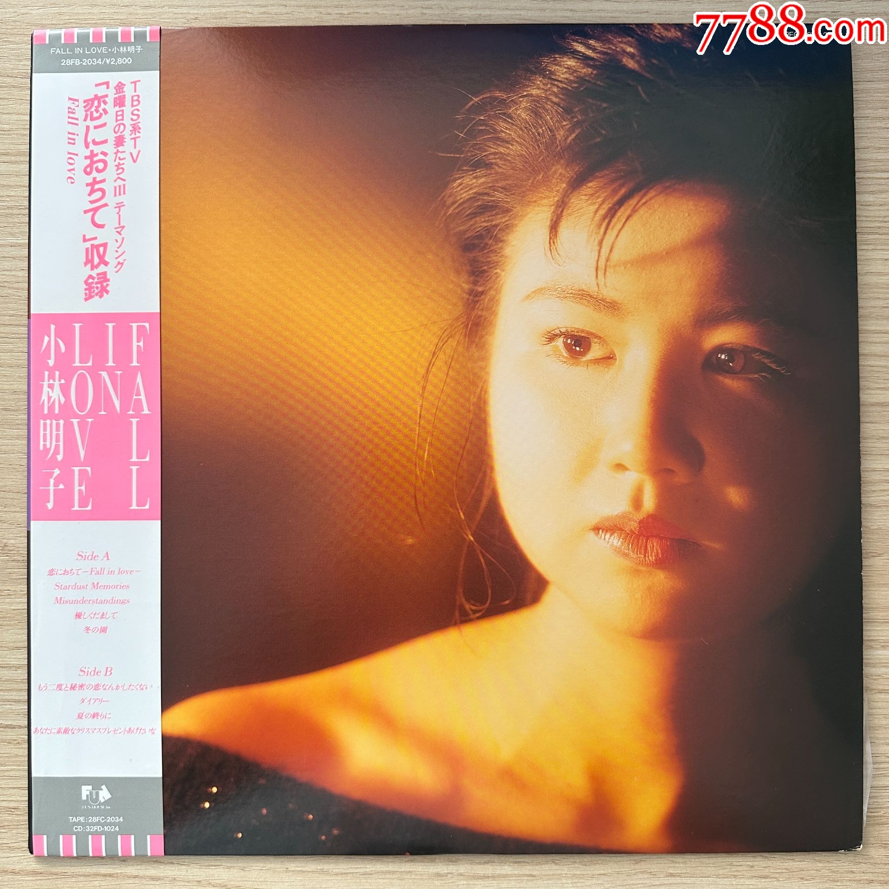 小林明子-FallInLove-张国荣-谁令我痴心原曲-12寸黑胶LP-A76__【7788收藏__收藏热线】