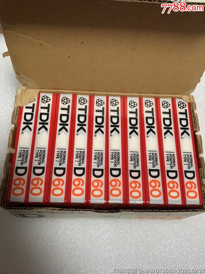 TDK空白带10盘——全新未拆封__【7788收藏__收藏热线】