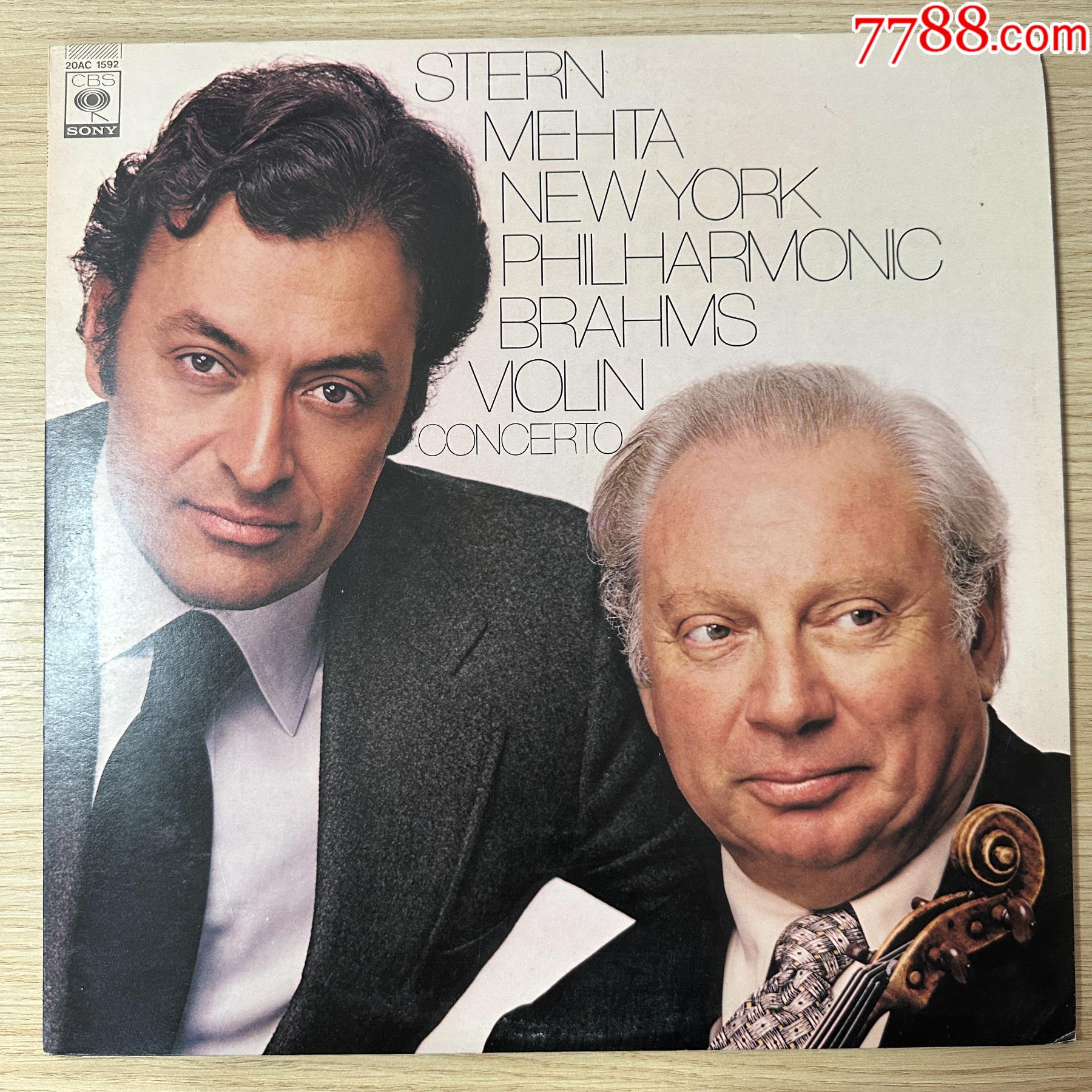 勃拉姆斯-小提琴协奏曲-斯特恩演奏-梅塔指挥-12寸黑胶LP-A86_外语唱片/胶片_碟行音像制品店【7788收藏__收藏热线】