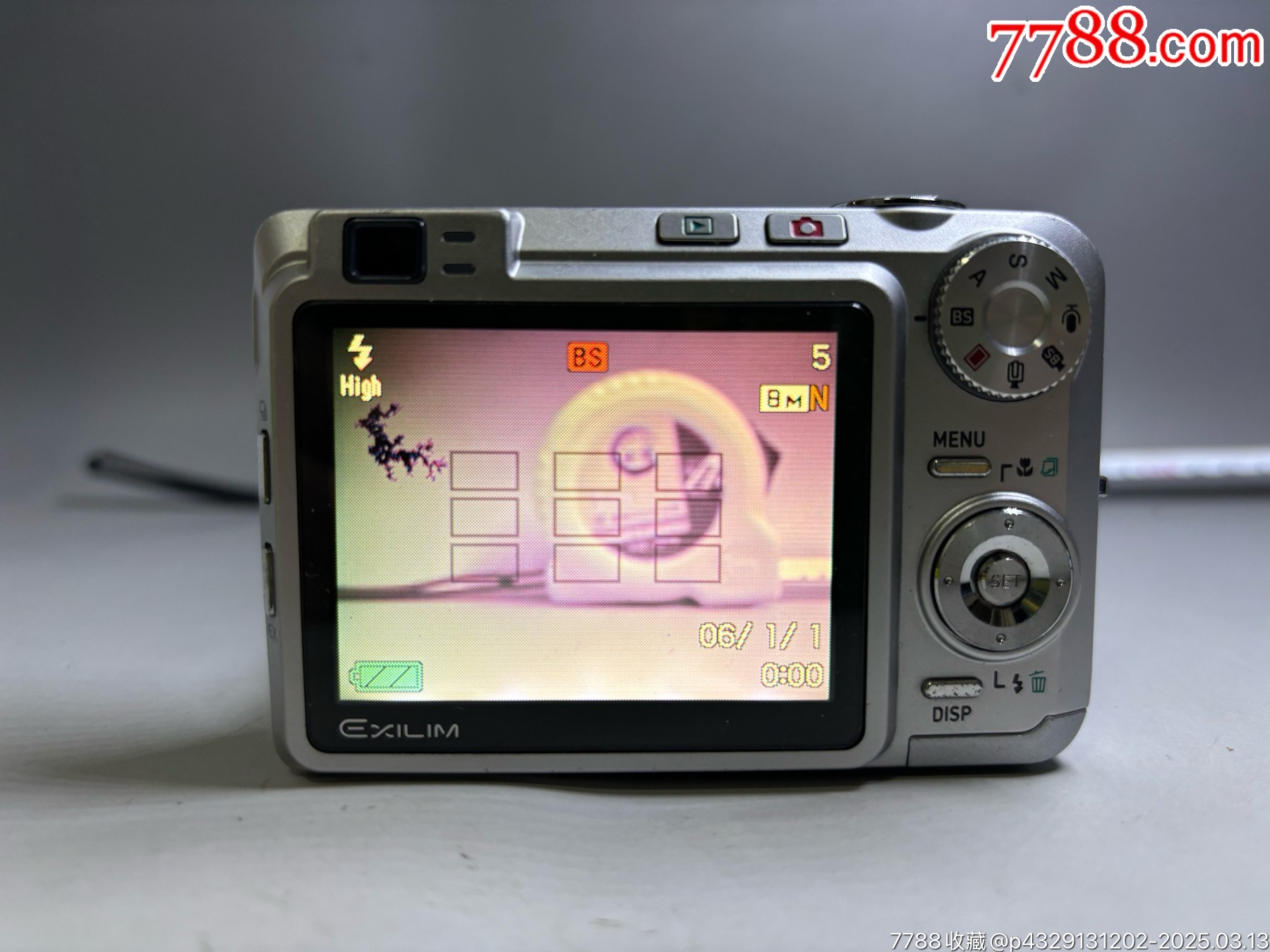 卡西欧，casioEX-Z850数码相机，品相好如图，正常使用，屏幕有斑，屏幕会__【7788收藏__收藏热线】