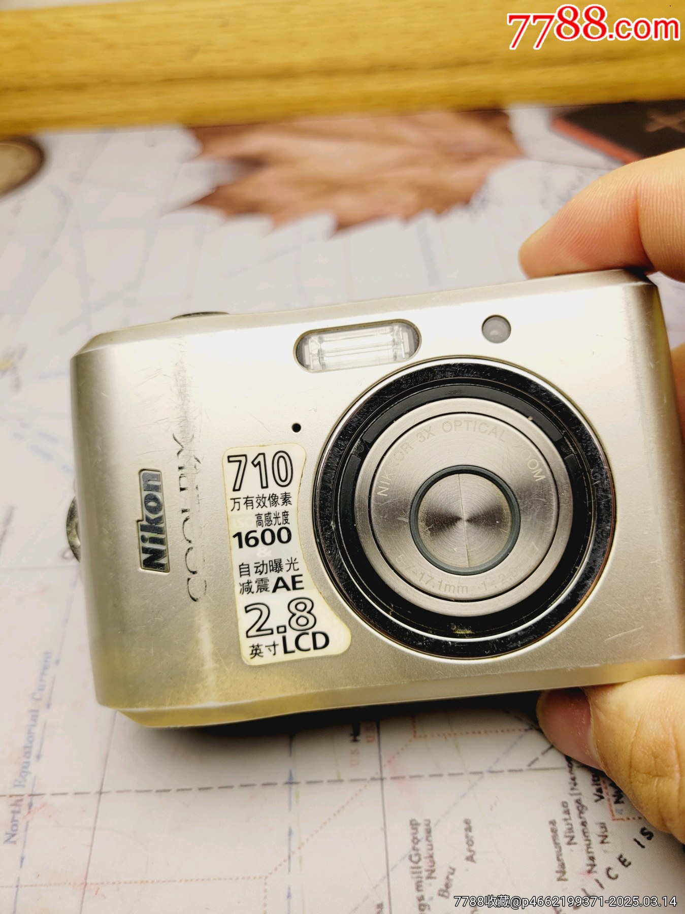 尼康l16卡片相机ccd数码相机-价格:20.0000元-au40655773-卡片机/数码相机 -加价-7788收藏__收藏热线
