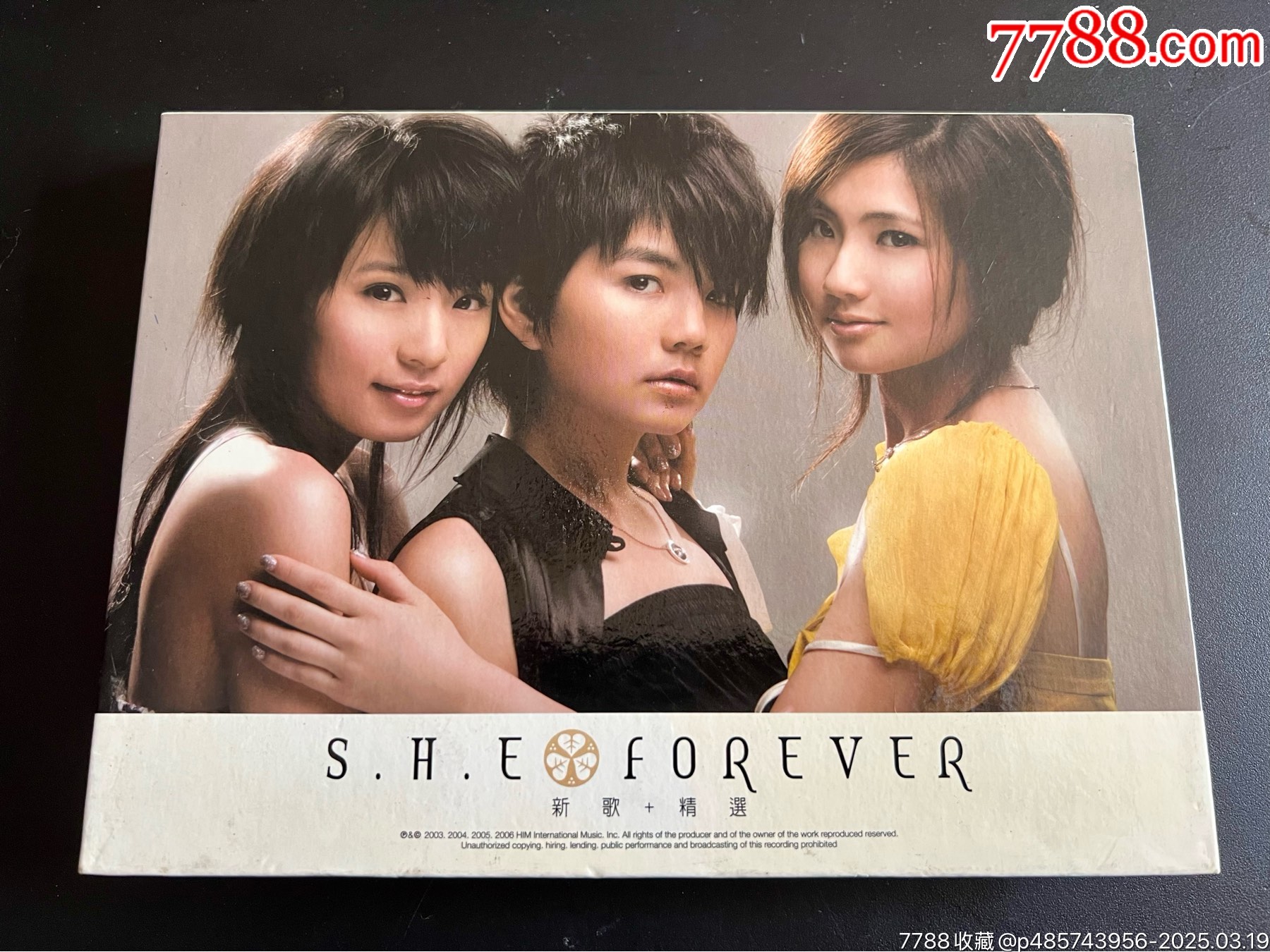 SHE，forever新歌+精选，台精装版CD+DVD，盘面干净有些细痕-价格:100.0000元-au40707806-音乐CD -加价-7788收藏__收藏热线