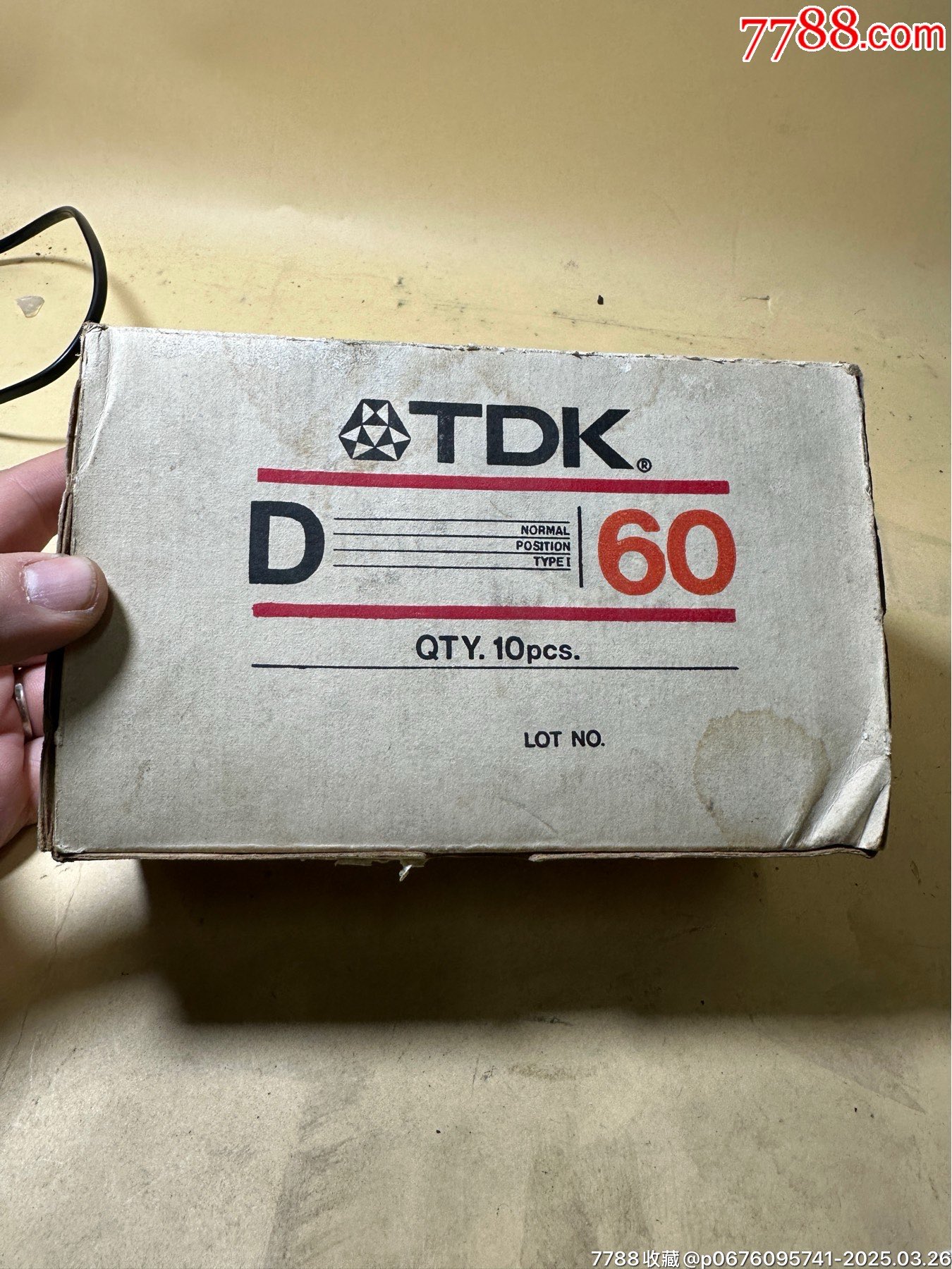 TDK空白磁带D60十盘，两盘未拆封__【7788收藏__收藏热线】