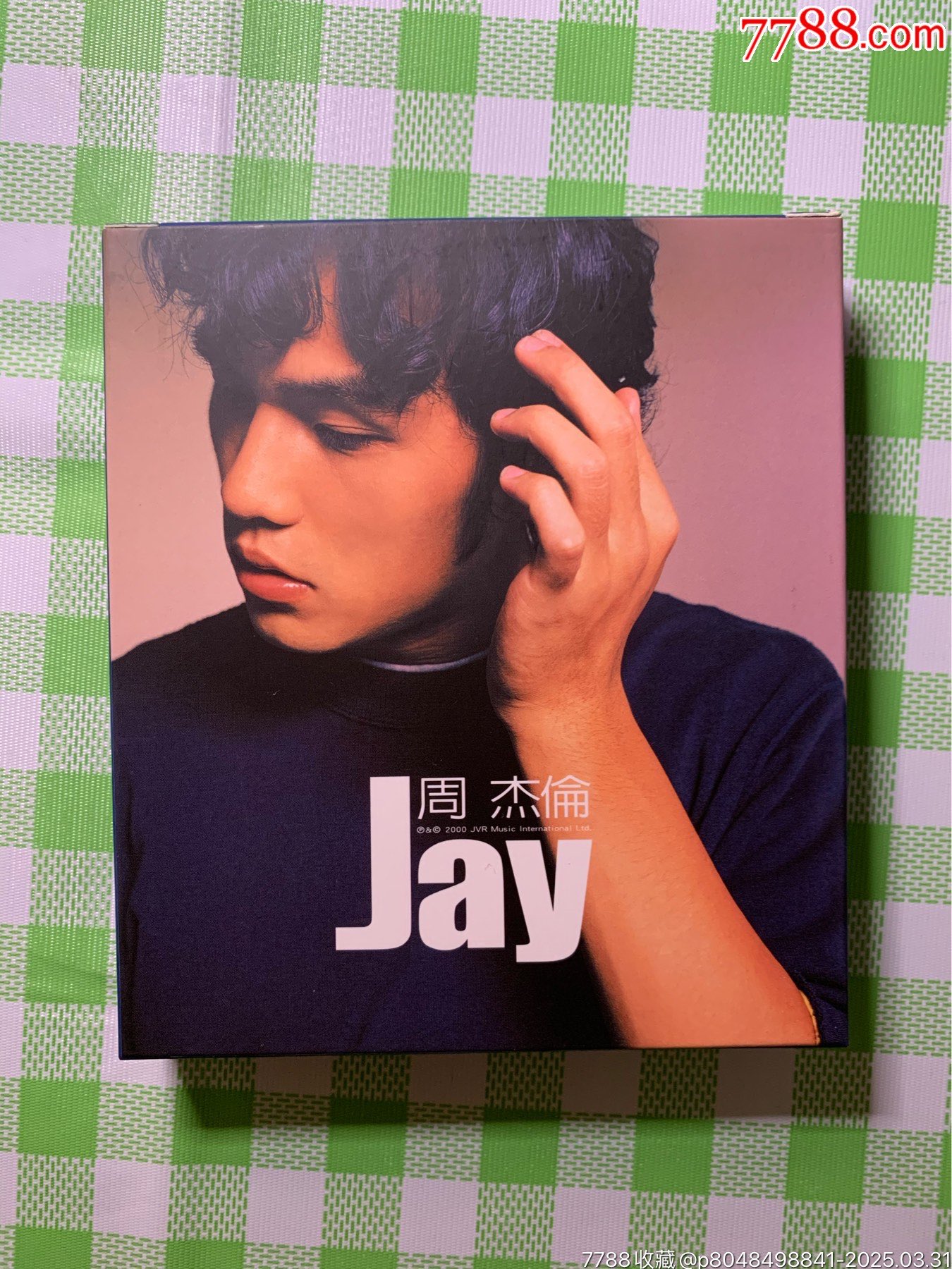 周杰伦，Jay，CD+DVD，杰威尔台版，有歌词-价格:10元-au40825573-磁带/卡带 -加价-7788收藏__收藏热线
