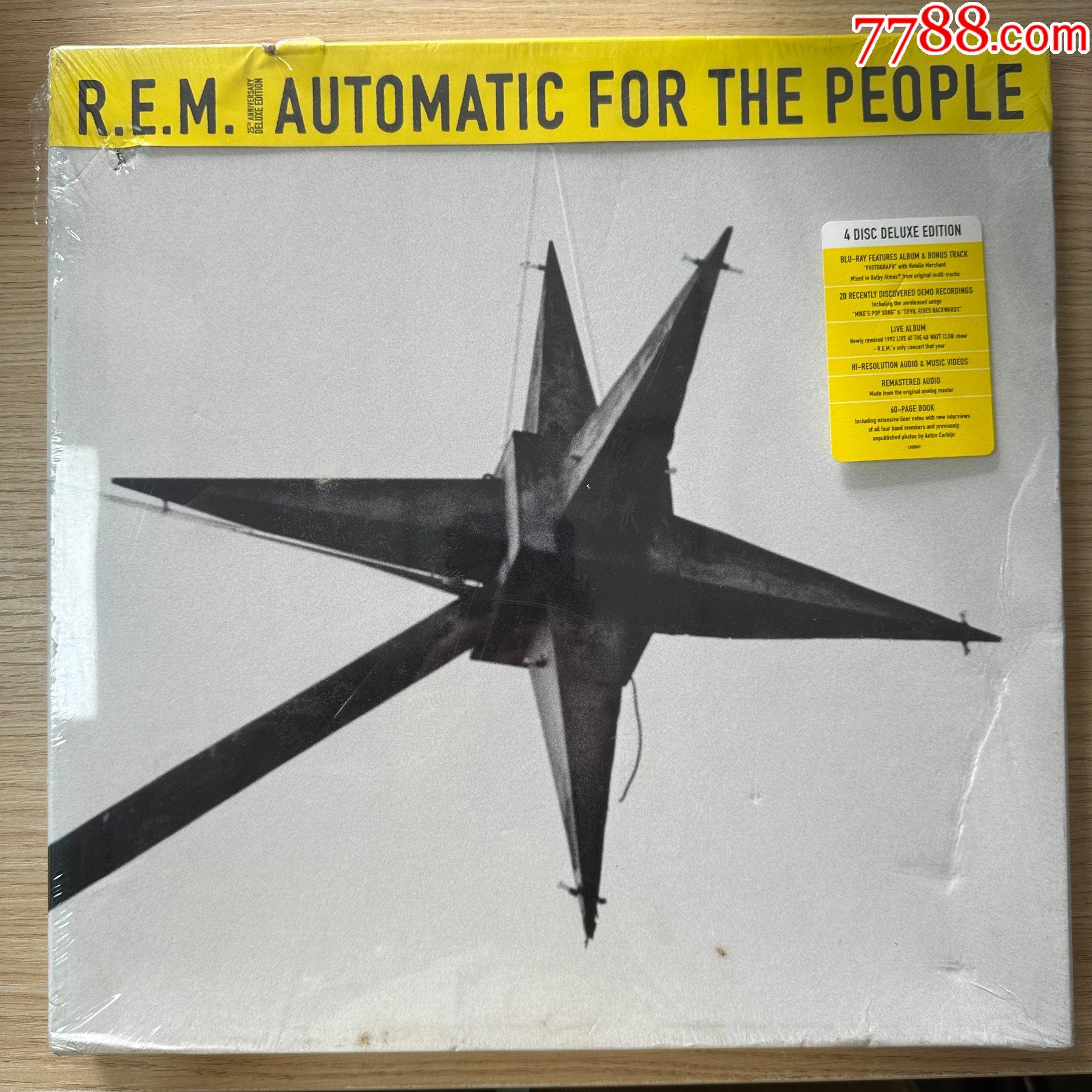 全新未拆REM.AutomaticForThePeople-3CD+蓝光-A77_外语唱片/胶片_碟行音像制品店【7788收藏__收藏热线】