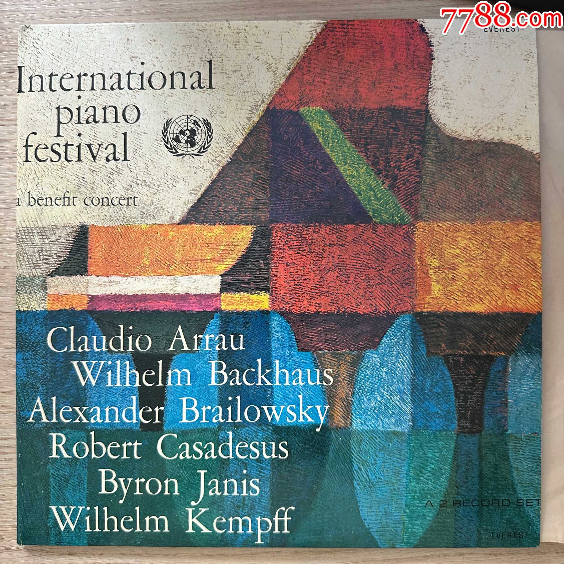 国际钢琴音乐节-阿劳/巴克豪斯等-12寸黑胶2LP-A77-价格:40元-au40904563-外语唱片/胶片 -加价-7788收藏__收藏热线