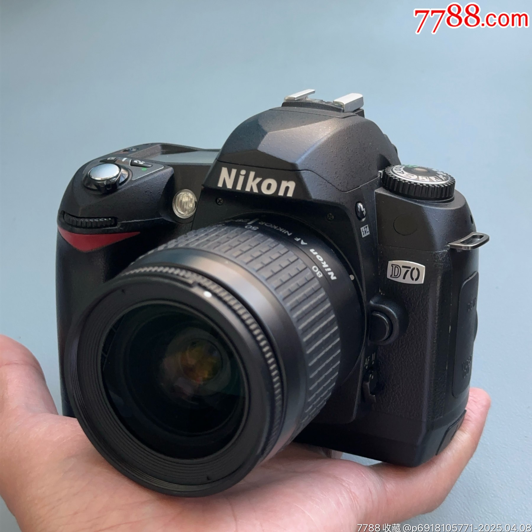 尼康D70数码ccd单反相机带28-80MM小土狗镜头套机-价格:405.0000元-au40916272-单反相机 -加价-7788收藏__收藏热线