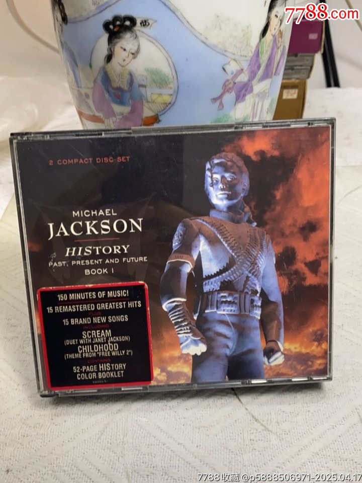 迈克尔杰克逊-历史演唱会。2CD。93新__【7788收藏__收藏热线】