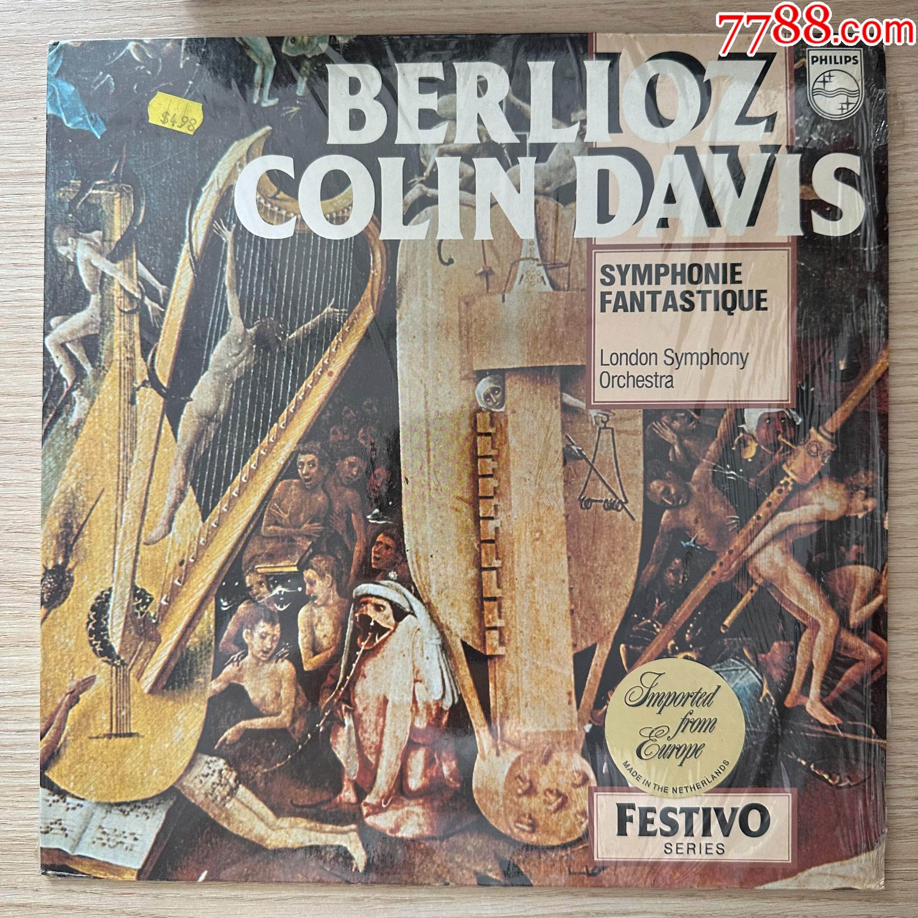 柏辽兹-幻想交响曲-戴维斯-12寸黑胶LP-A86__【7788收藏__收藏热线】