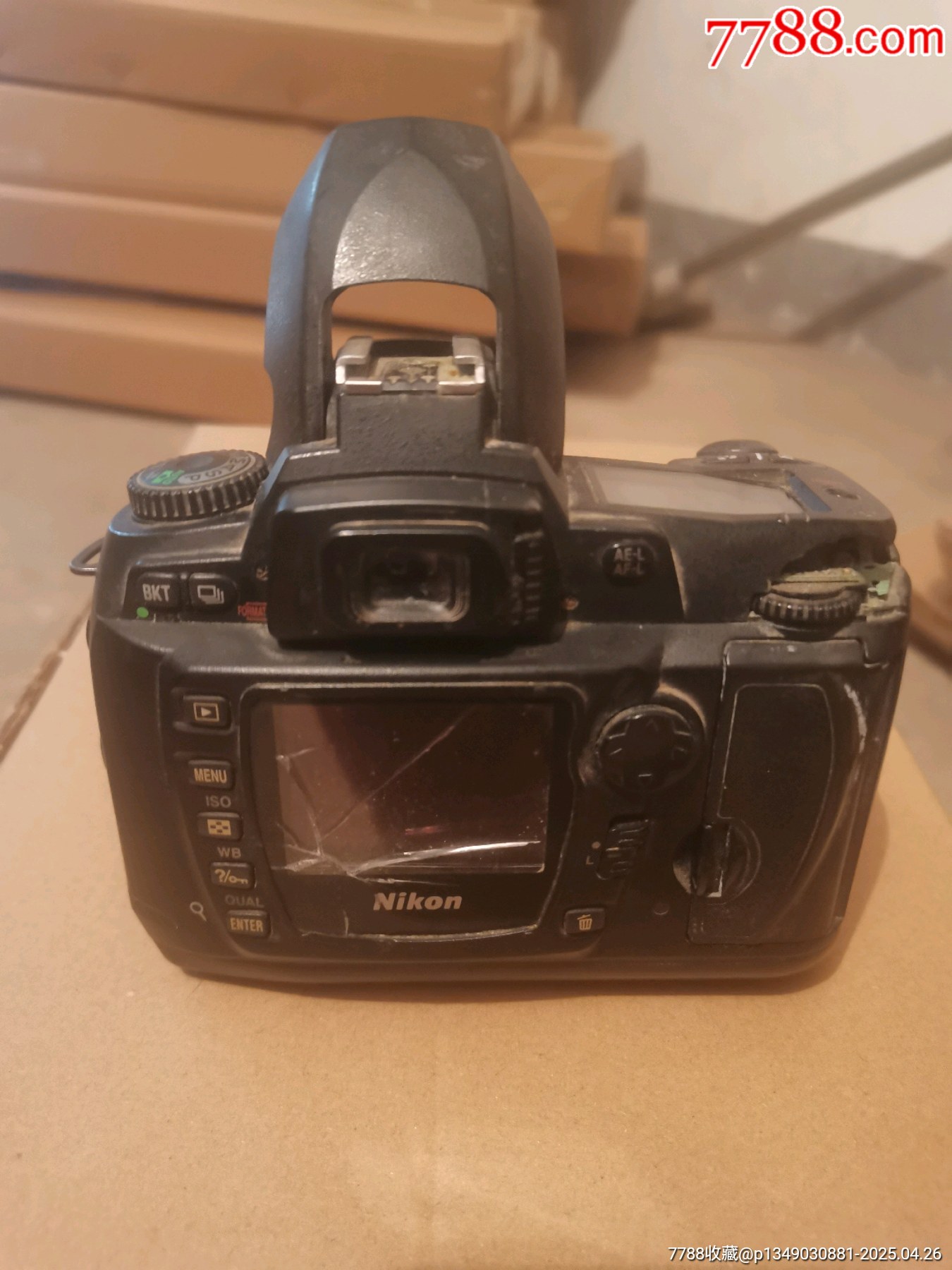 尼康D70s数码单反相机。_单反相机_图片价格_收藏交易_7788集卡网