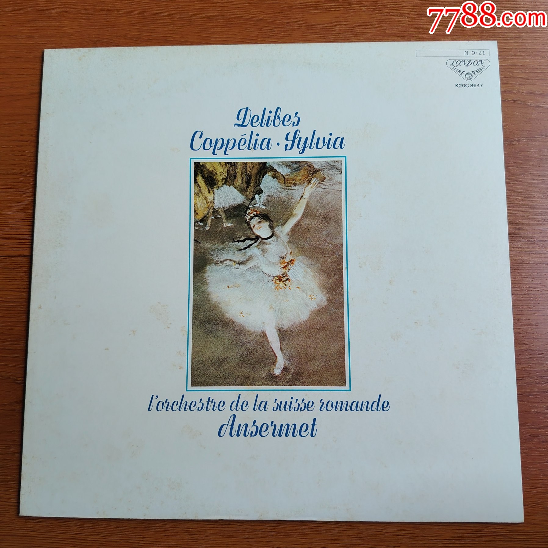 德利布-芭蕾舞组曲-西尔维娅-安塞美-12寸-LP黑胶-A43_海外唱片/胶片_碟行音像制品店【7788收藏__收藏热线】
