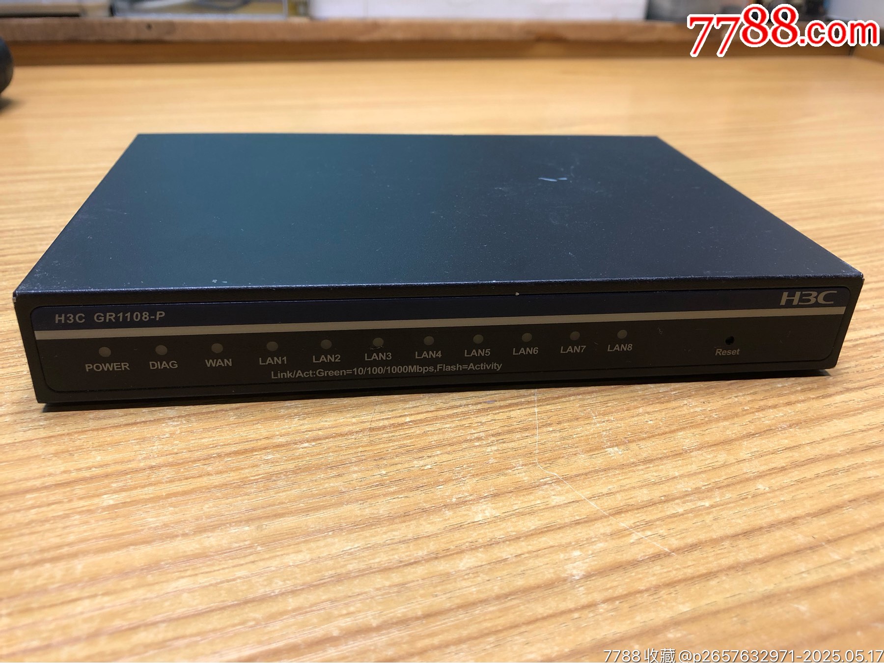 新华三（H3C）GR1108-P全千兆8口企业级POE路由器__【7788收藏__收藏热线】