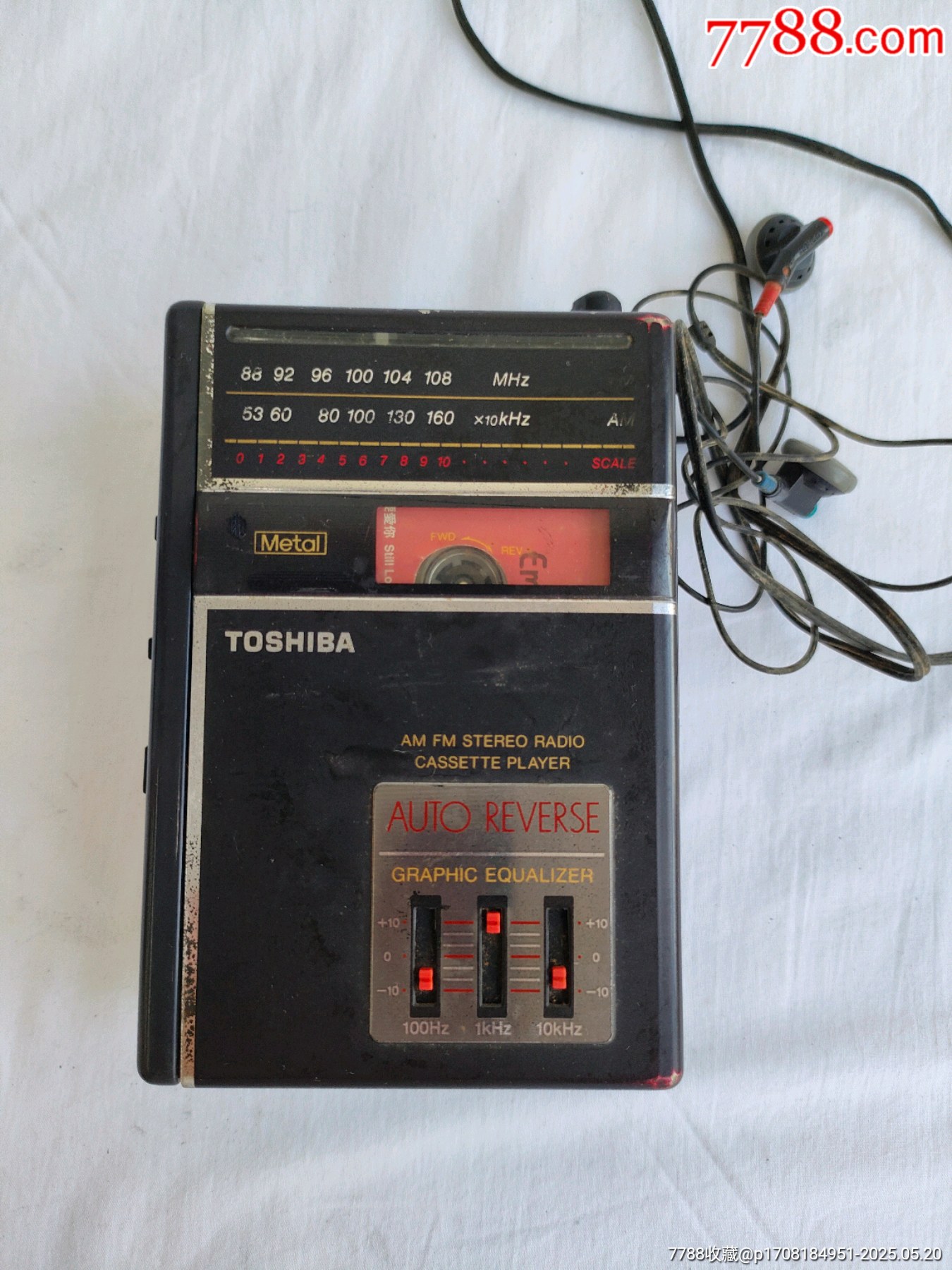 TOSHIBA东芝KT_4038磁带随身听__【7788收藏__收藏热线】