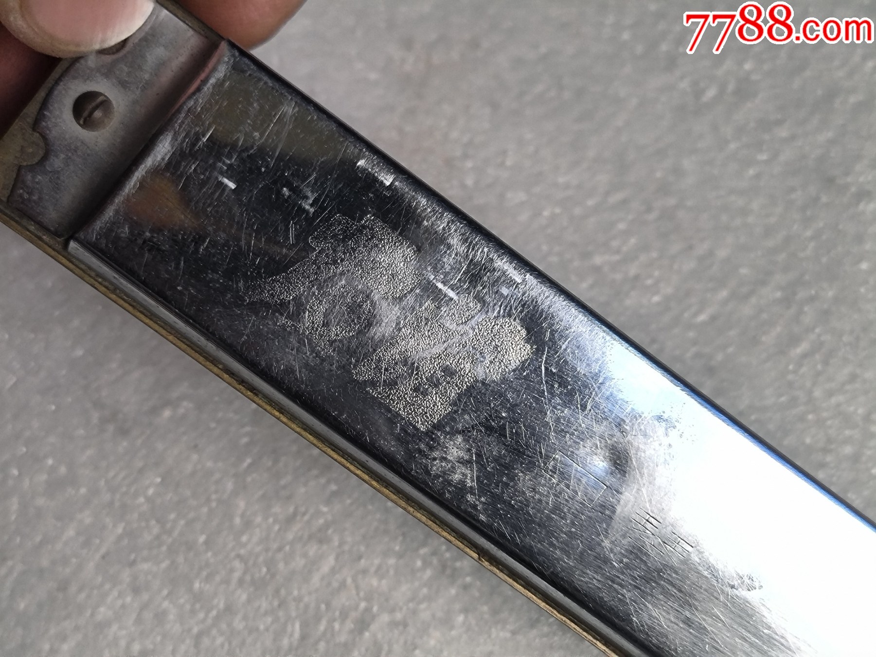 友谊牌口琴R984，少见品种，有一处瑕疵，图中有示，品相如图__【7788收藏__收藏热线】